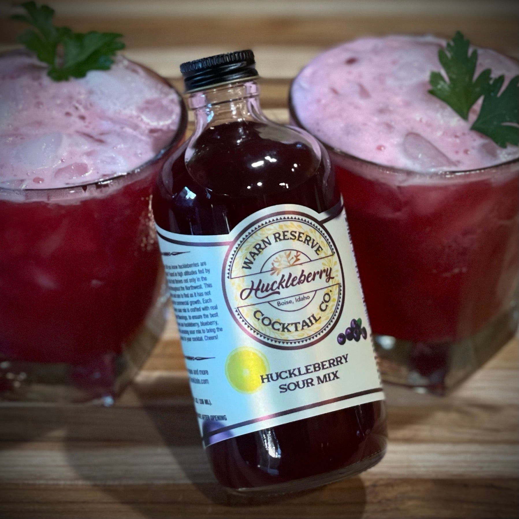 Huckleberry Sour Mix - 8 fl. oz. (3-PACK)– Warn Reserve Cocktail Co.
