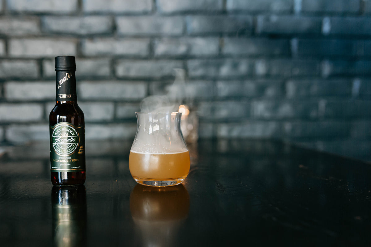 5 fl. oz. BARREL-AGED Aromatic Bitters– Warn Reserve Cocktail Co.